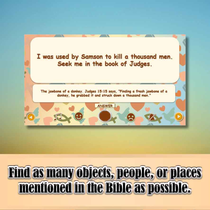 BIBLE SCAVENGER HUNT POWERPOINT GAME – The Game Room