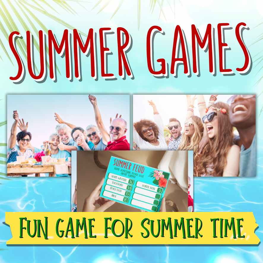 SUMMER PRINTABLE GAMES BUNDLE – The Game Room