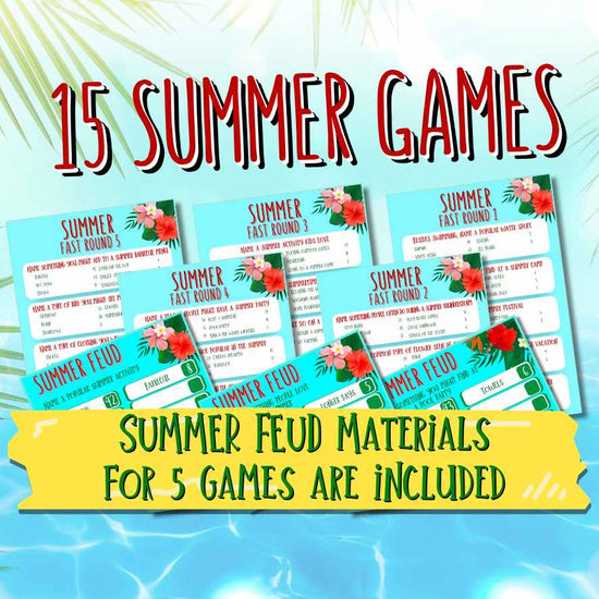 SUMMER PRINTABLE GAMES BUNDLE – The Game Room