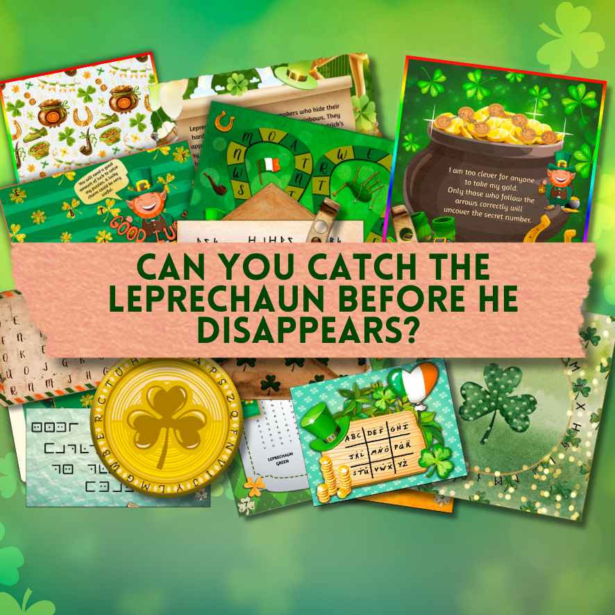 SAINT PATRICK'S DAY ESCAPE ROOM - PRINT AND PLAY – The Game Room