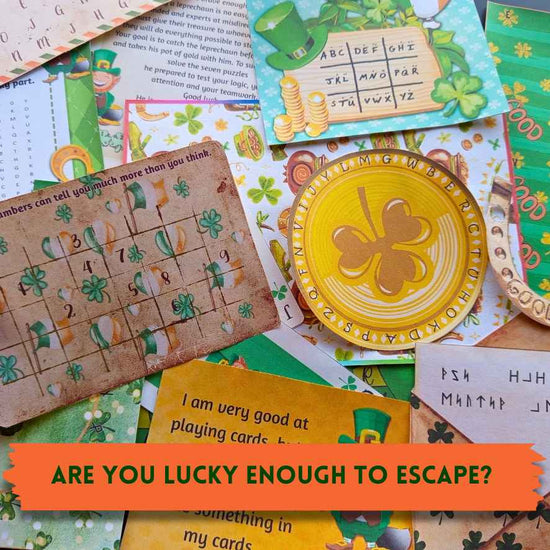 SAINT PATRICK'S DAY ESCAPE ROOM - PRINT AND PLAY – The Game Room