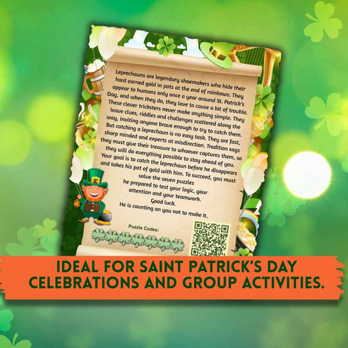 SAINT PATRICK'S DAY ESCAPE ROOM - PRINT AND PLAY – The Game Room