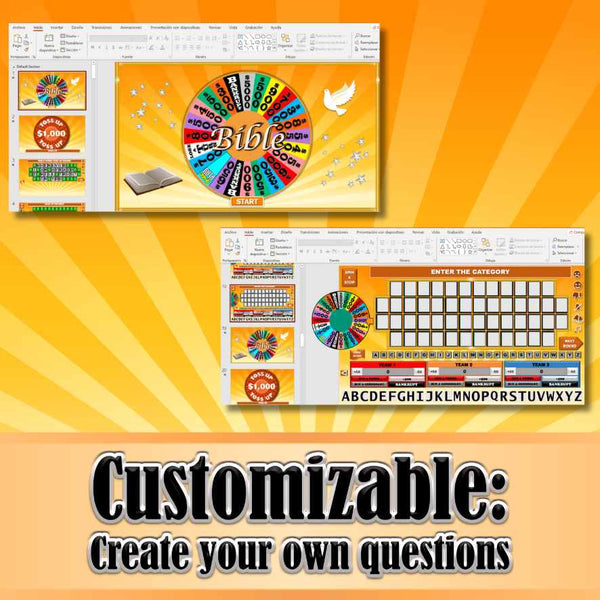BIBLE POWERPOINT SPIN THE WHEEL GAME – The Game Room