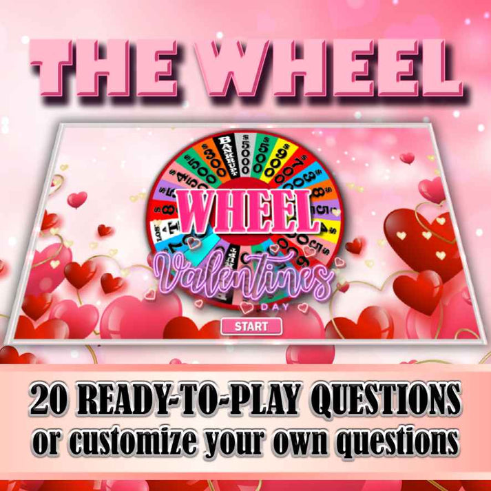 VALENTINES DAY GAME WHEEL OF FORTUNE – The Game Room
