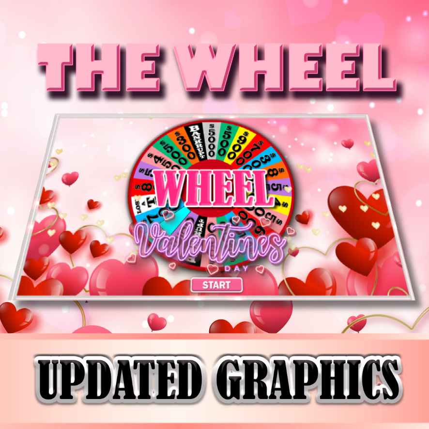 VALENTINES DAY GAME WHEEL OF FORTUNE – The Game Room