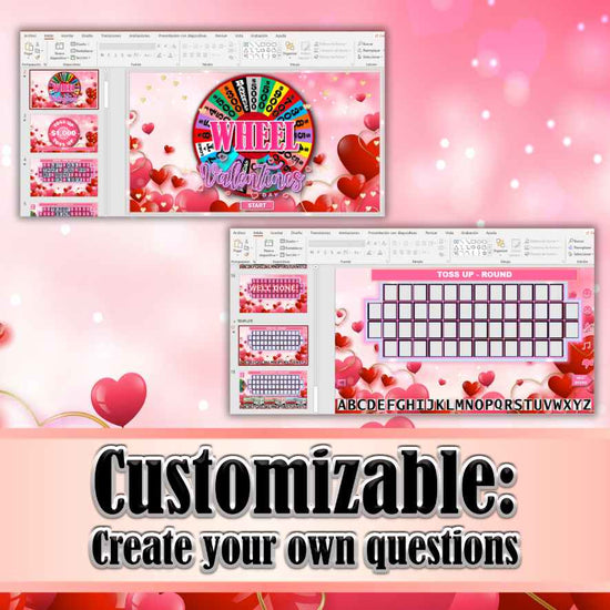 VALENTINES DAY GAME WHEEL OF FORTUNE – The Game Room