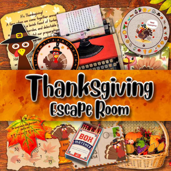 Thanksgiving Escape Room for Adults – Print & Play Fun – The Game Room