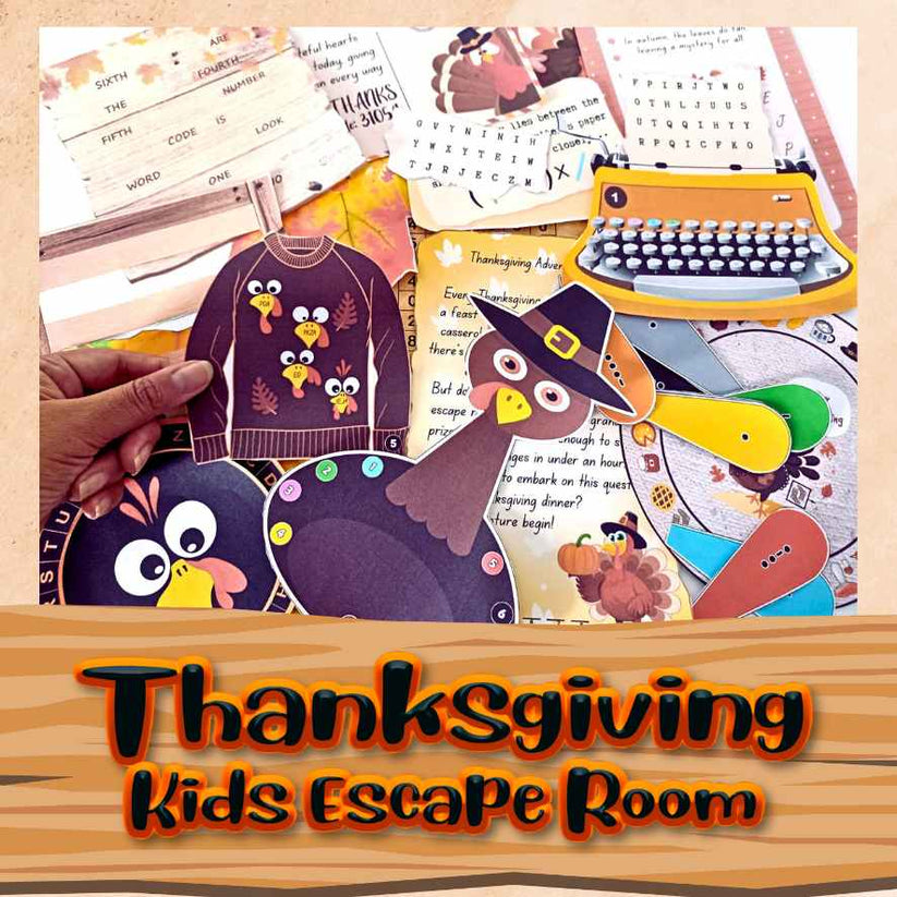 Kids Thanksgiving Escape Room fun games for kids – The Game Room