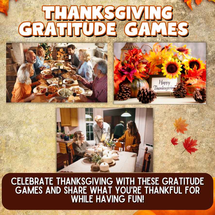 THANKSGIVING GRATITUDE GAMES – The Game Room