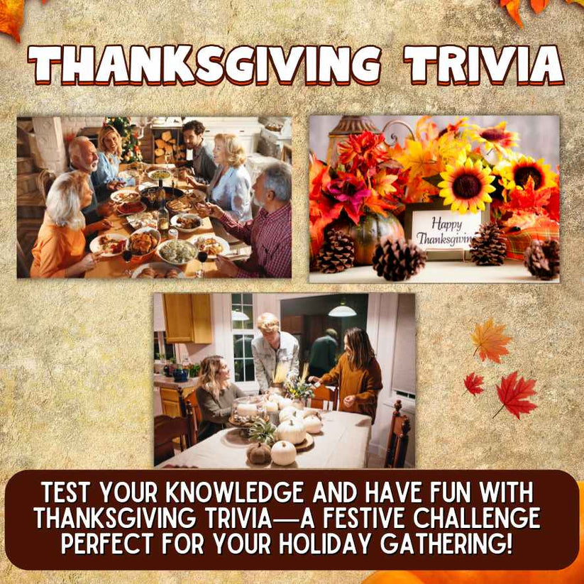 THANKSGIVING TRIVIA QUESTIONS GAME – The Game Room
