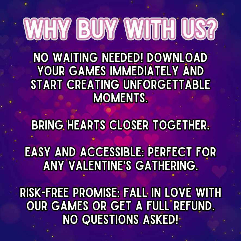 VALENTINES GAMES BUNDLE PRINTABLE – The Game Room