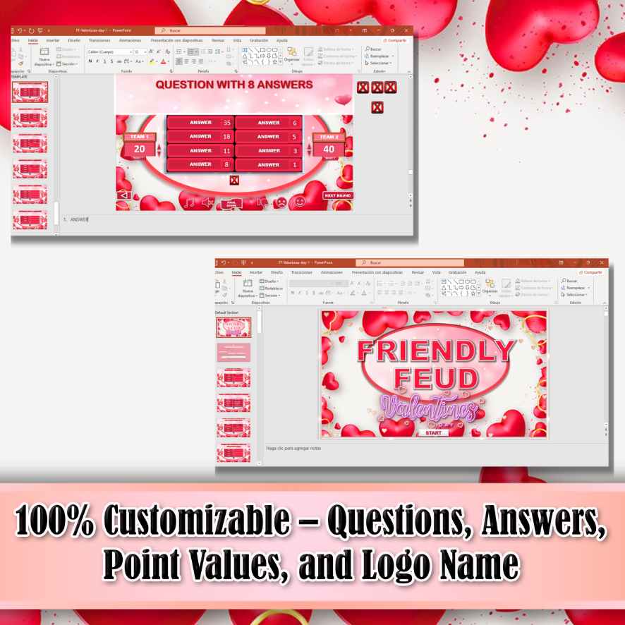 VALENTINES DAY TRIVIA FAMILY FRIENDLY FEUD – The Game Room