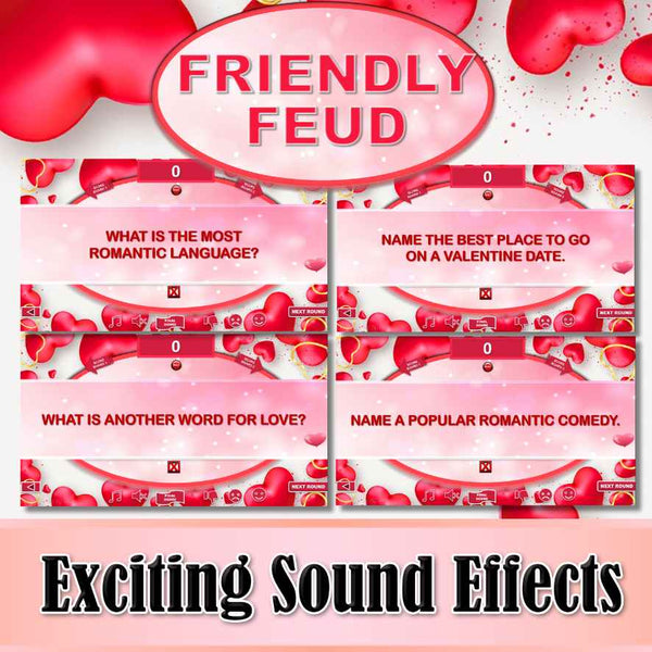 VALENTINES DAY TRIVIA FAMILY FRIENDLY FEUD – The Game Room