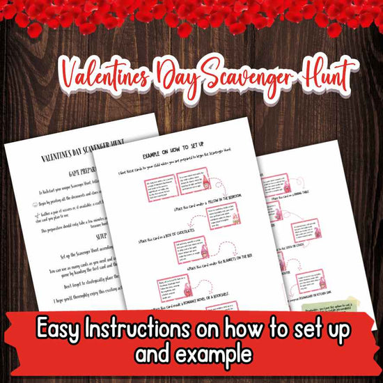 VALENTINES SCAVENGER HUNT PRINTABLE – The Game Room