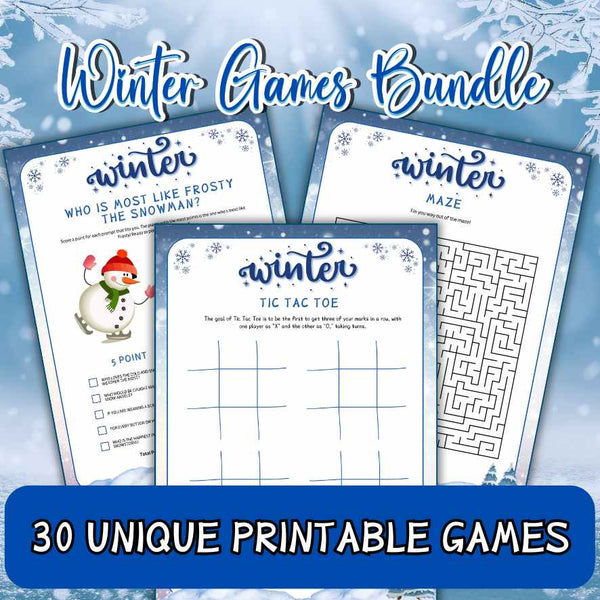 WINTER GAMES BUNDLE PRINTABLE – The Game Room