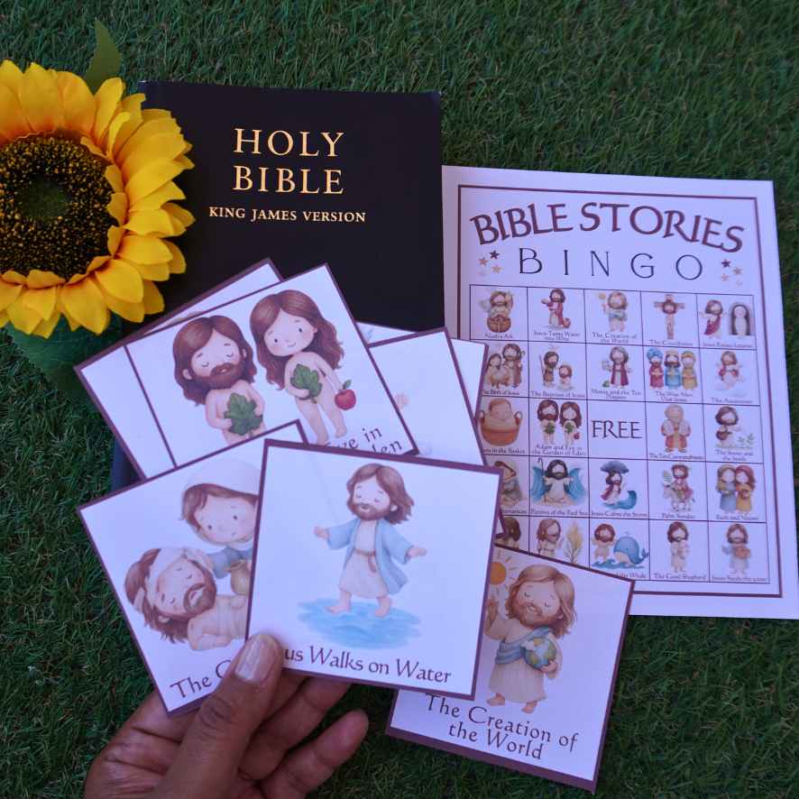 BIBLE STORIES BINGO – The Game Room