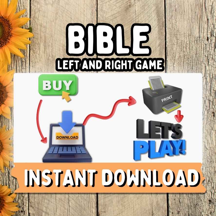 BIBLE LEFT RIGHT STORY PRINTABLE GAME – The Game Room