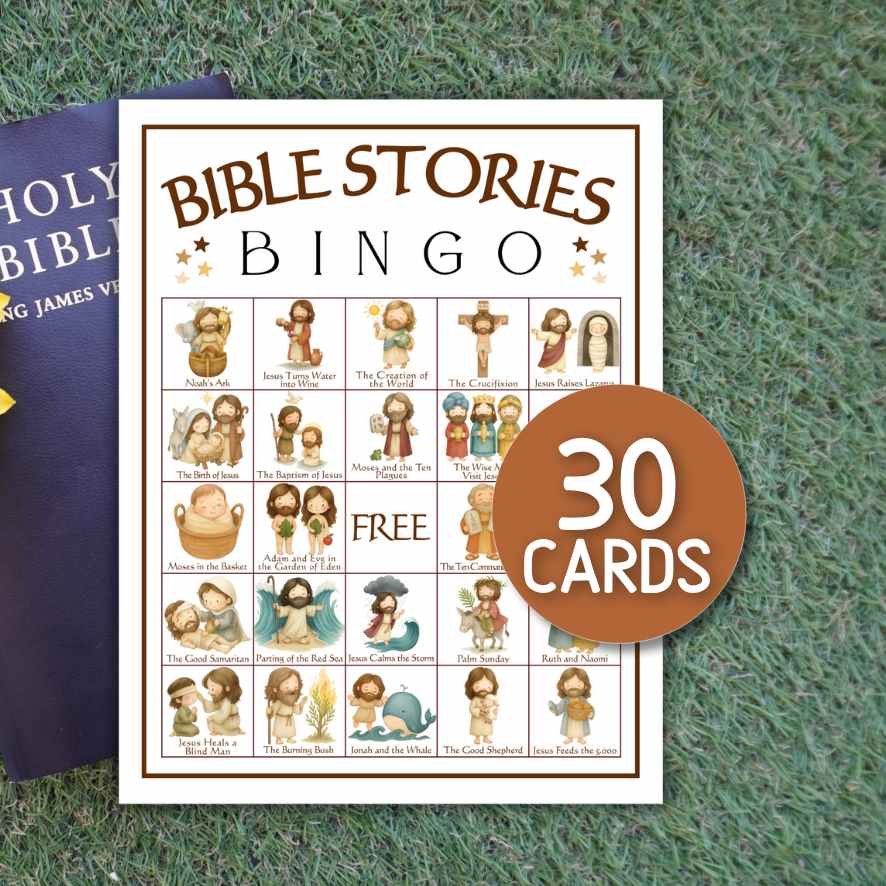 BIBLE STORIES BINGO – The Game Room