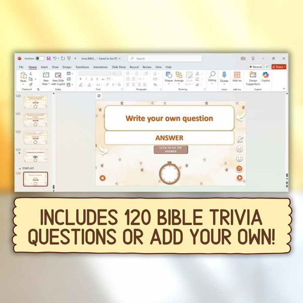BIBLE TRIVIA QUIZ - GAMES FOR CHURCH AND HOME – The Game Room