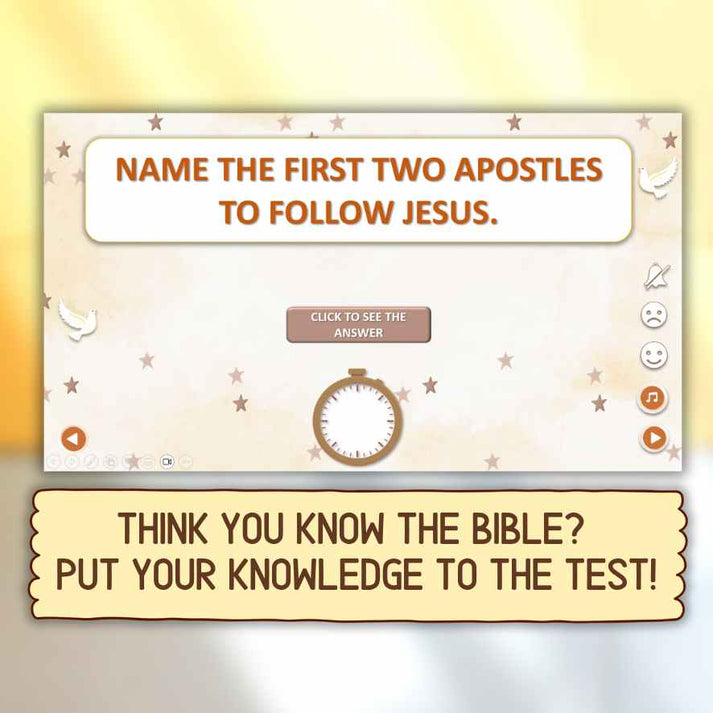 BIBLE TRIVIA QUIZ - GAMES FOR CHURCH AND HOME – The Game Room