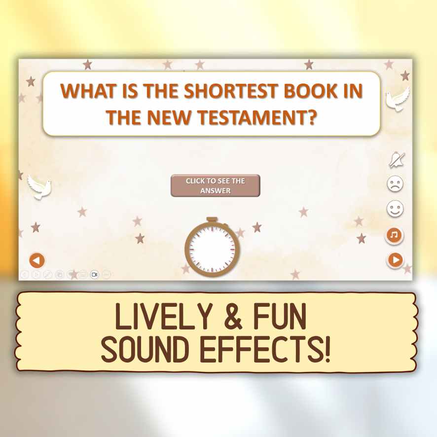 BIBLE TRIVIA QUIZ - GAMES FOR CHURCH AND HOME – The Game Room