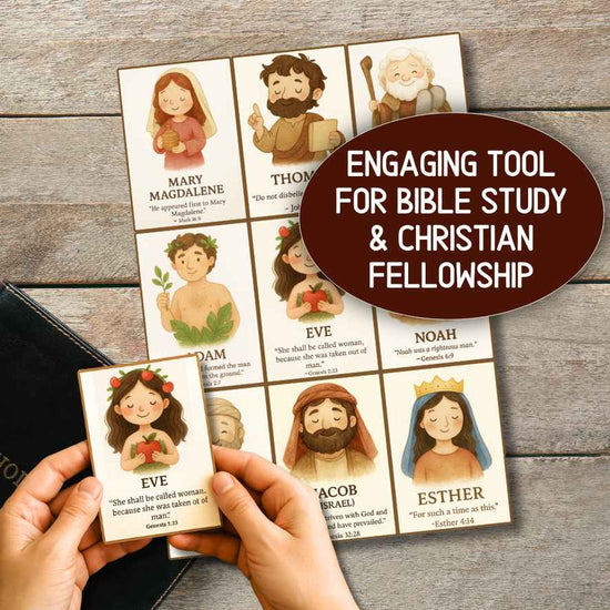 BIBLE CHARACTER CARDS MEMORY GAME – The Game Room