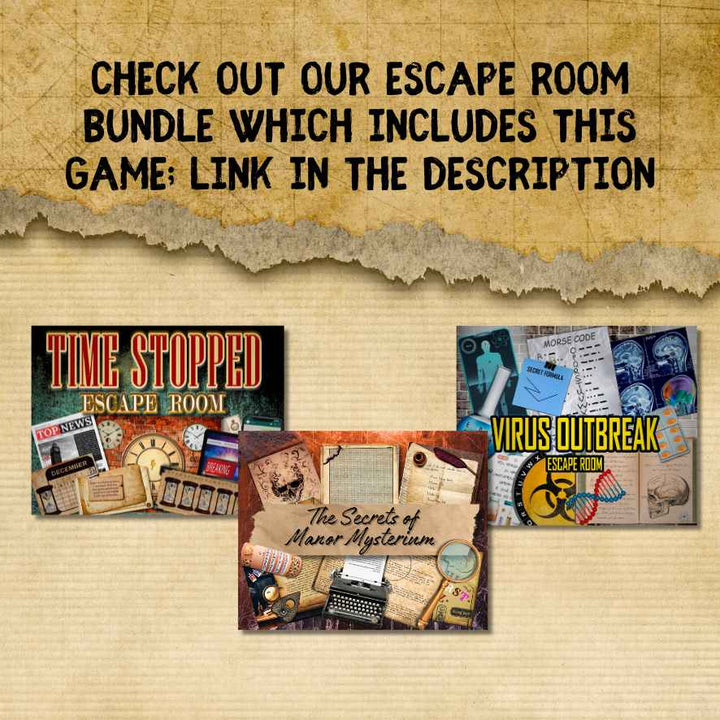 PRINT AND PLAY ESCAPE ROOM GAMES – The Game Room