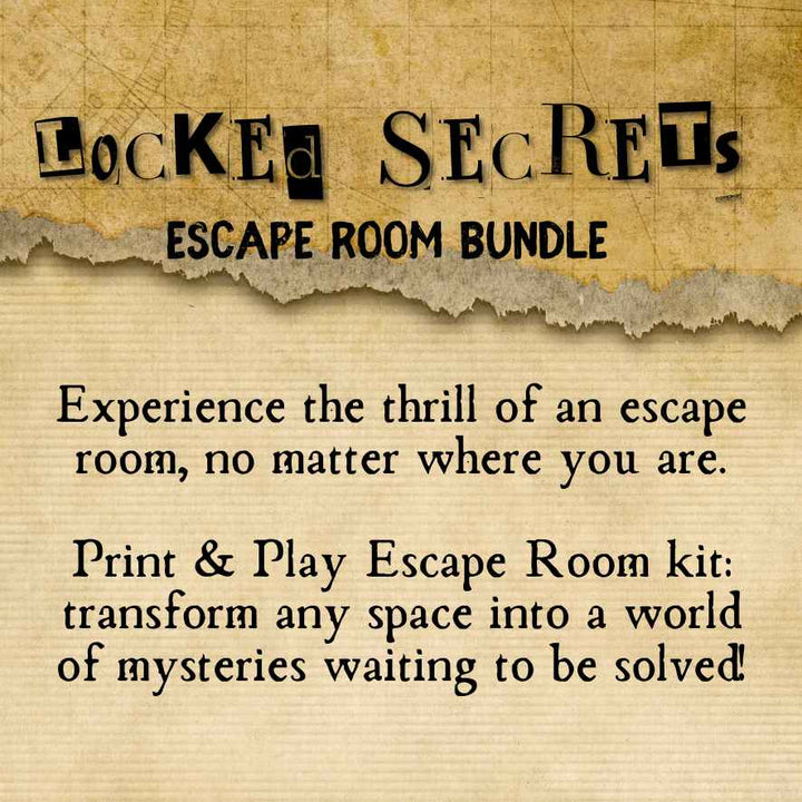 PRINT AND PLAY ESCAPE ROOM GAMES – The Game Room