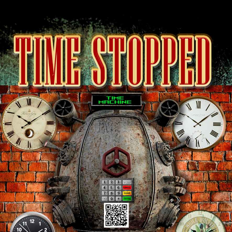 TIME STOPPED ESCAPE ROOM-PRINT AND PLAY – The Game Room