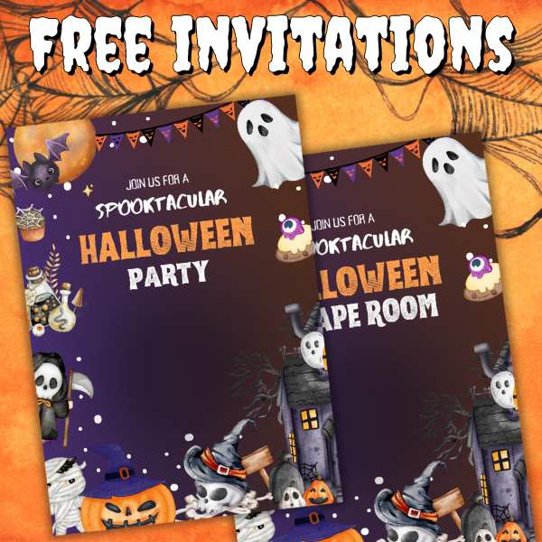 Free Editable Halloween Escape Room Invitations – The Game Room