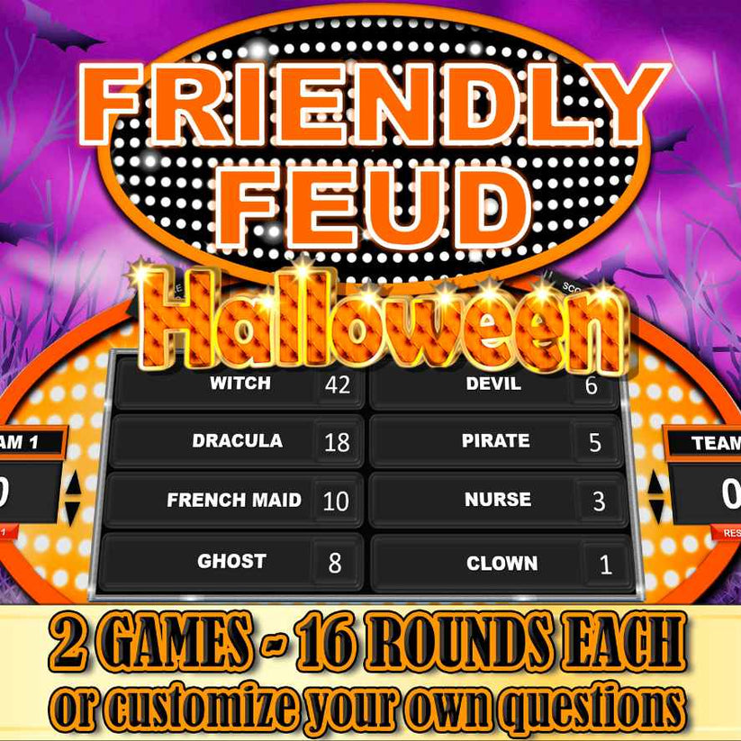 4 HALLOWEEN GAMES BUNDLE - Zoom Party Games – The Game Room