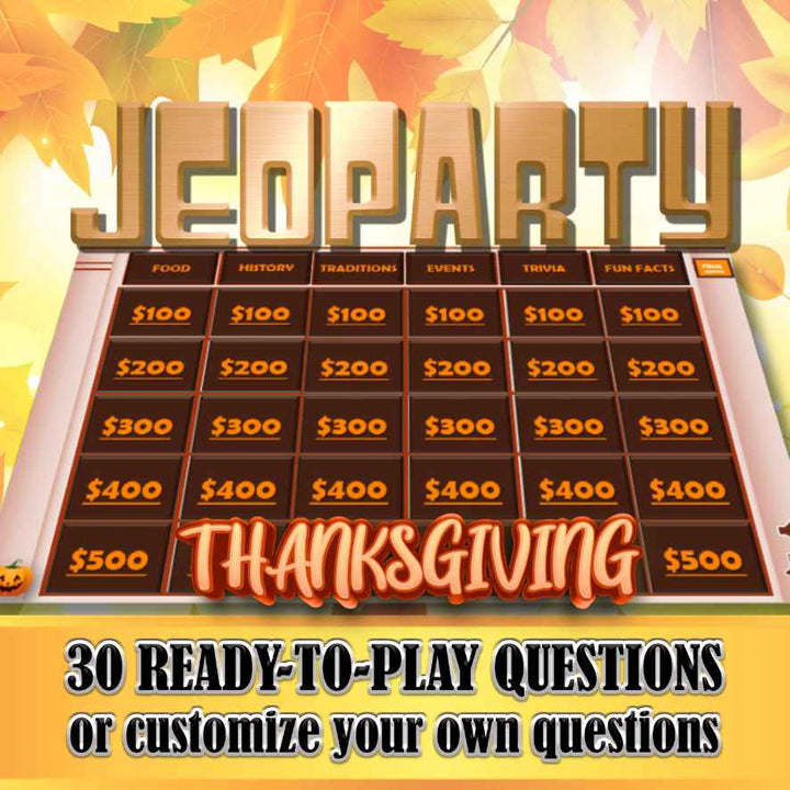 THANKSGIVING GAMES TO PLAY WITH FRIENDS – The Game Room