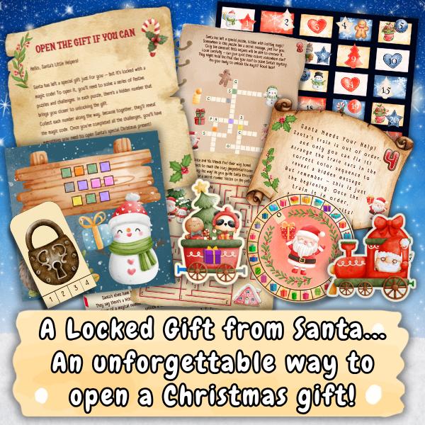 Christmas Escape Room for Kids Printable Xmas Puzzles – The Game Room