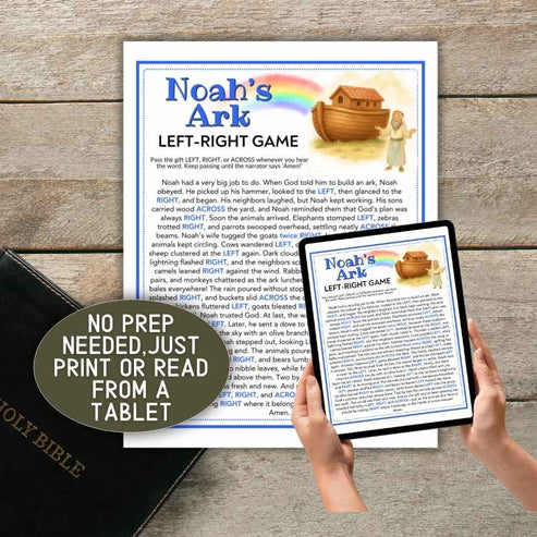 NOAH´S ARK LEFT RIGHT GAME STORY – The Game Room