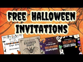 Free Editable Halloween Escape Room Invitations – The Game Room