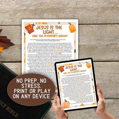 PUMPKIN BIBLE LEFT RIGHT GAME – The Game Room