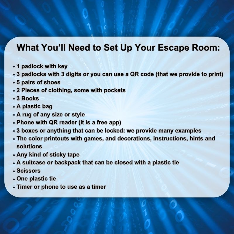 SPY ESCAPE ROOM - A REAL EXPERIENCE AT HOME – The Game Room