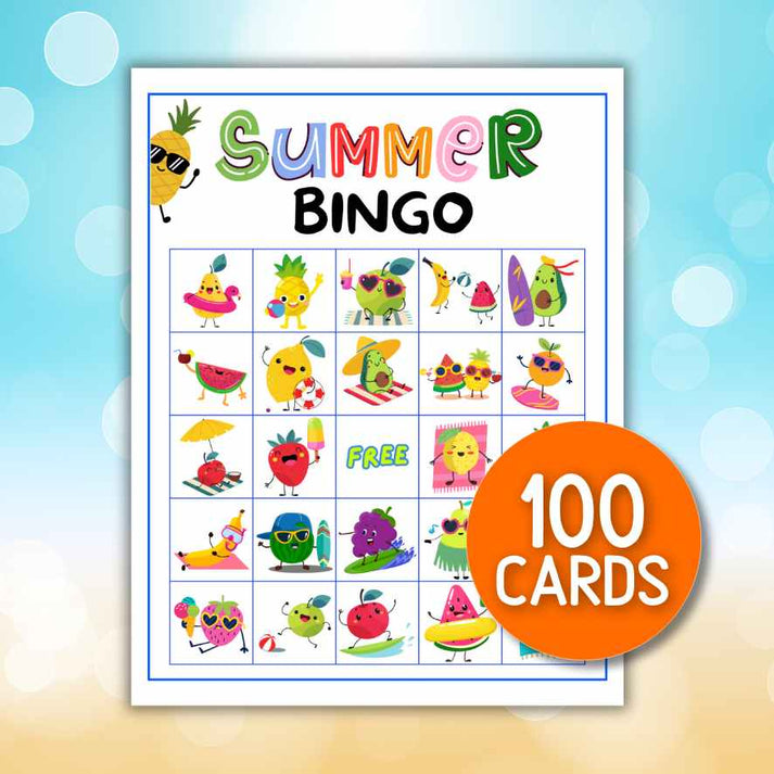 SUMMER BINGO PRINTABLE – The Game Room