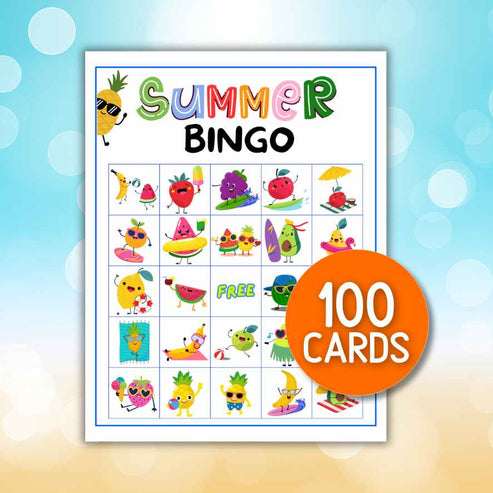 SUMMER BINGO PRINTABLE – The Game Room