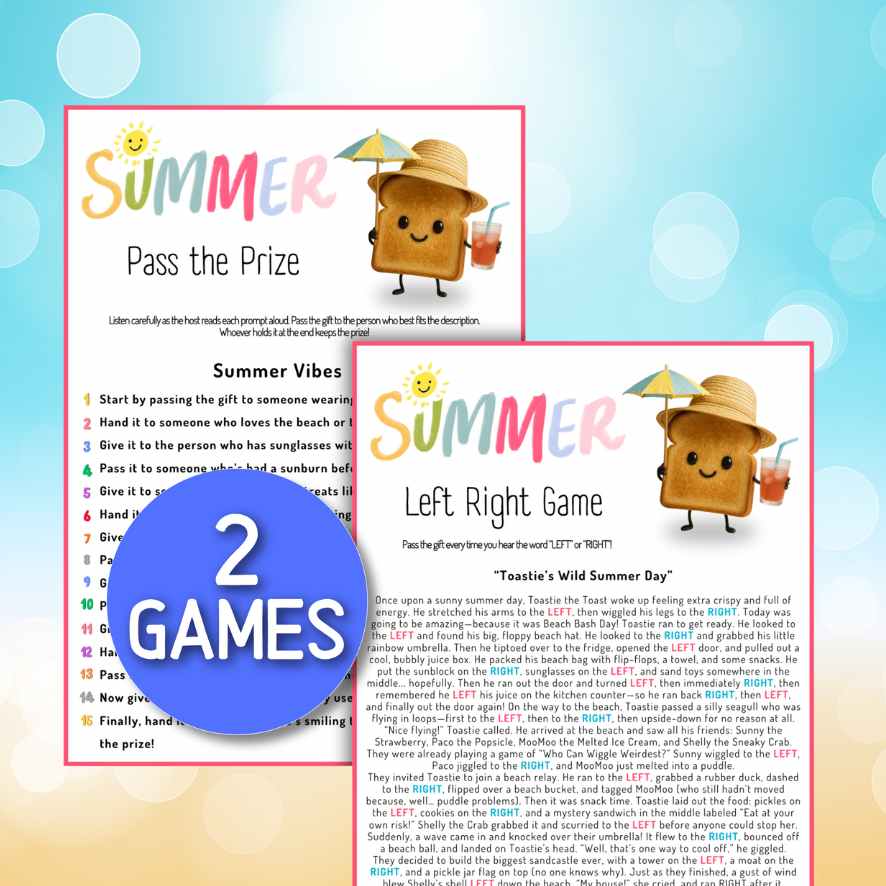 SUMMER PARTY GAMES – The Game Room