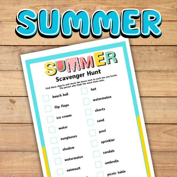 Summer Games Collection | Fun Printable Games for Every Summer Event ...