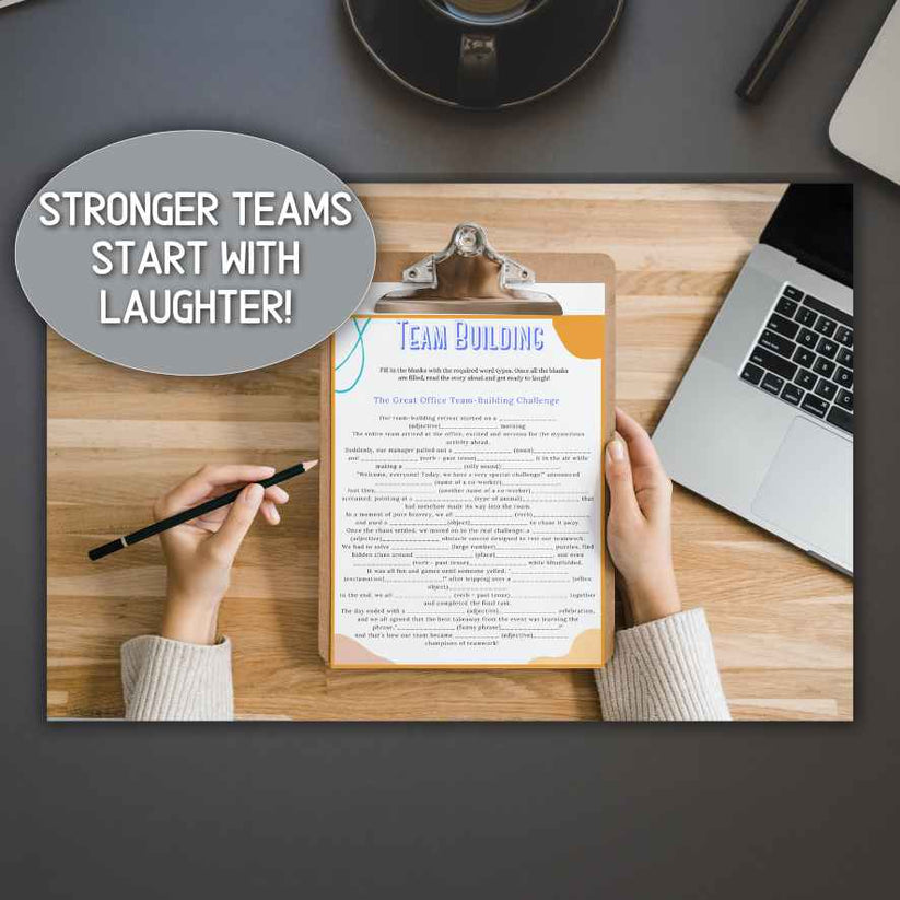 Office Mad Libs – Funny Icebreaker & Team Building Game – The Game Room