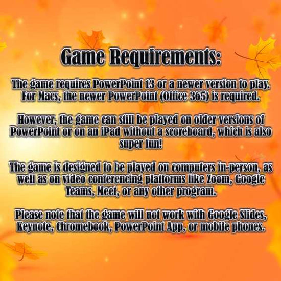 THANKSGIVING DAY BUNDLE GAME – The Game Room