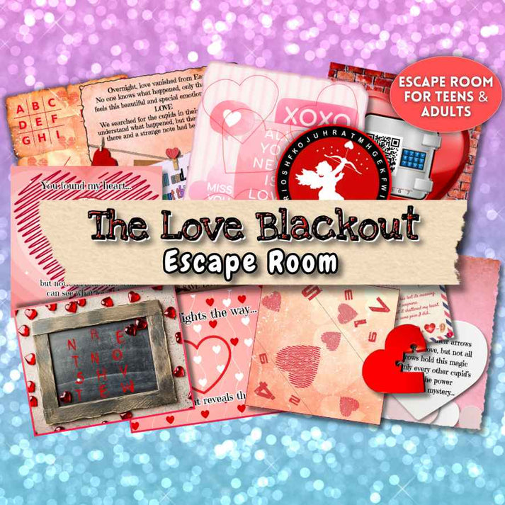 VALENTINES DAY ESCAPE ROOM PRINT AND PLAY – The Game Room