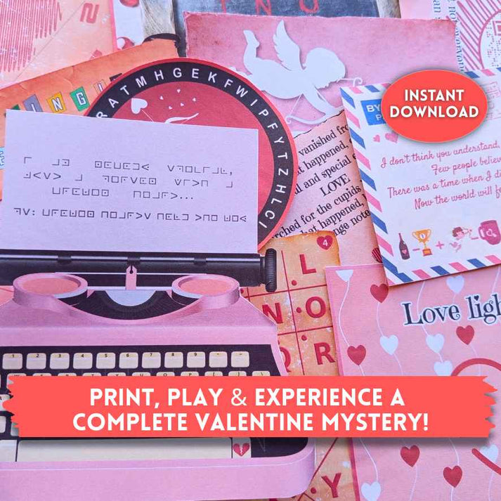 VALENTINES DAY ESCAPE ROOM PRINT AND PLAY – The Game Room