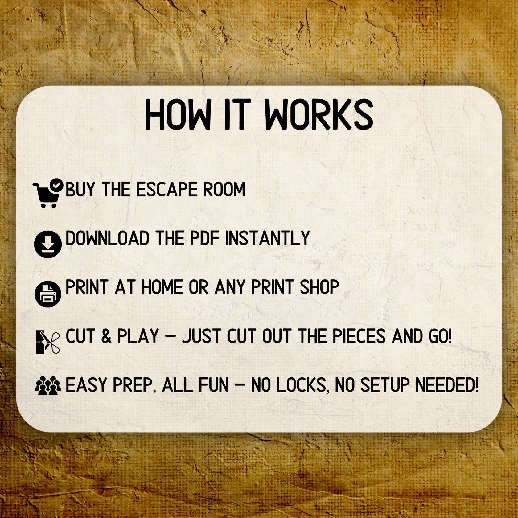 🖨️🎲🔐 Escape Room Kit - Escape Game at Home 🦠🔎🏠 – The Game Room