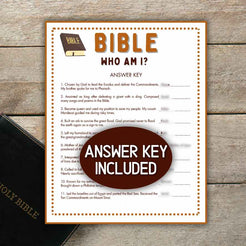 BIBLE WHO AM I GAME – The Game Room