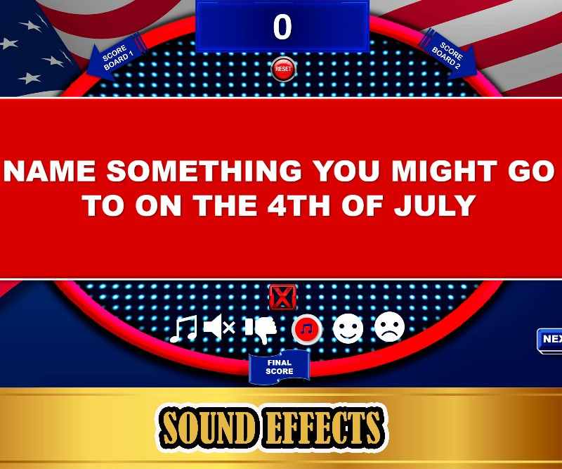 4TH JULY 🗽 FAMILY FRIENDLY FEUD – The Game Room