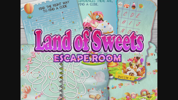 KIDS ESCAPE ROOM LAND OF SWEETS - PRINT AND PLAY – The Game Room
