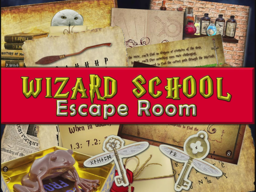 WIZARD SCHOOL ESCAPE ROOM - PRINT AND PLAY – The Game Room